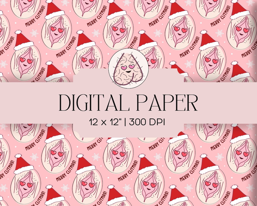 Funny Inappropriate Pattern Digital Paper Texture Funny Christmas Card ...