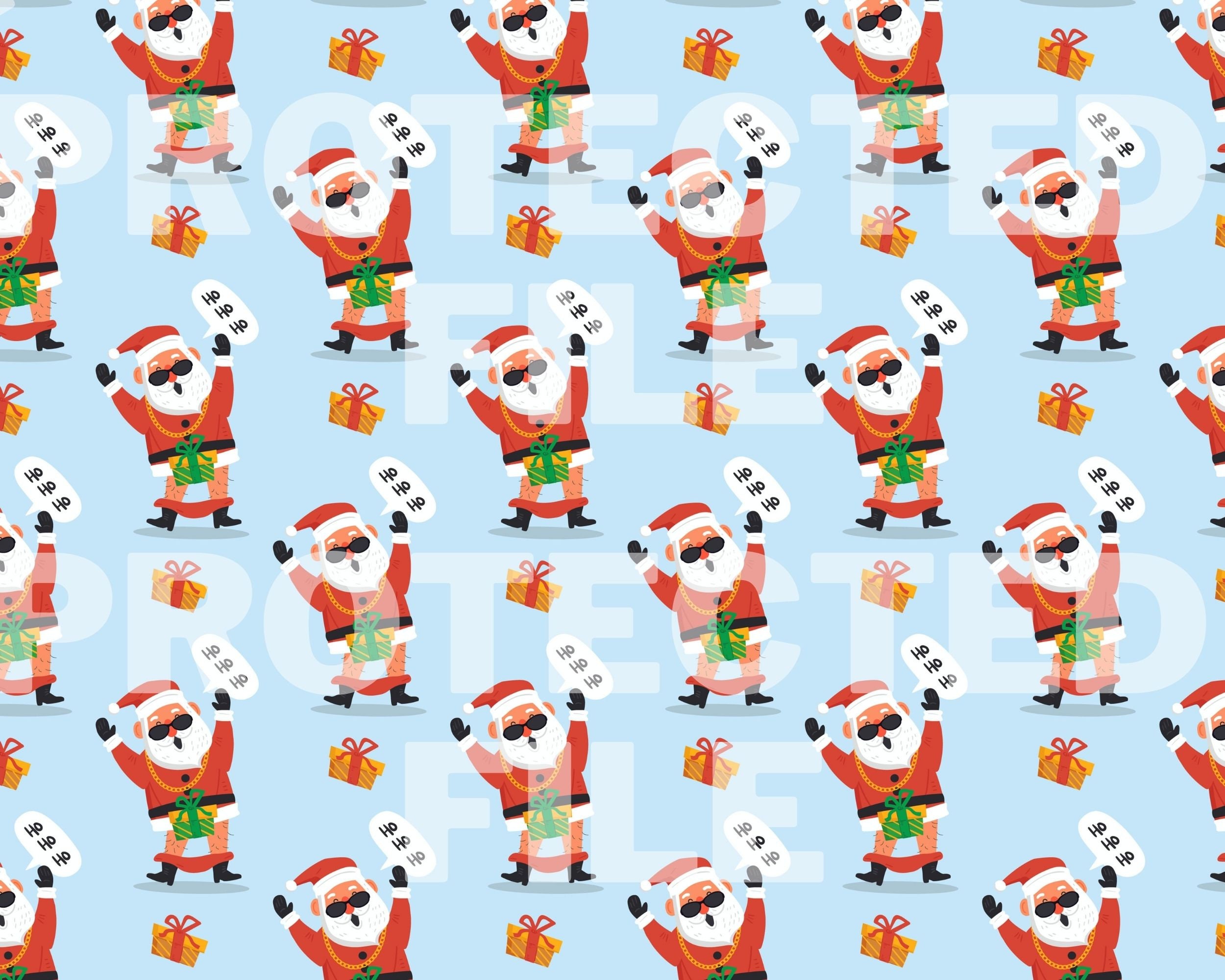 Funny Inappropriate Pattern Digital Paper | Texture Funny Christmas ...