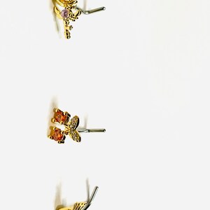 Nose Ring L-rod Stud Nose Ring Nose Studs Stainless Steel - Etsy