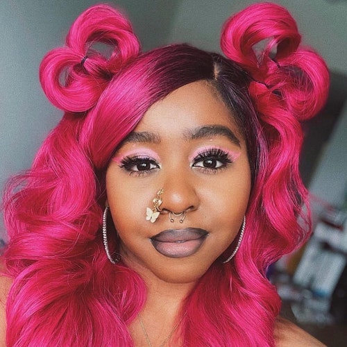 Deep Blue Evil Eye Nose Cuff Fake Nose Ring Faux Nose Cuff - Etsy