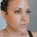 Nose Chain Nose to Ear Chain Face Chain Nose Chain Earring Nose Cuff ...