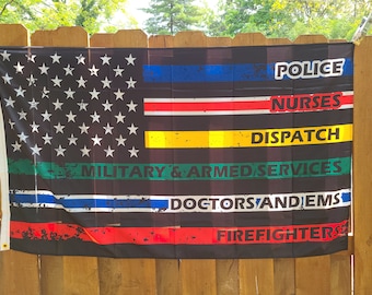 First Responders Flag | Etsy