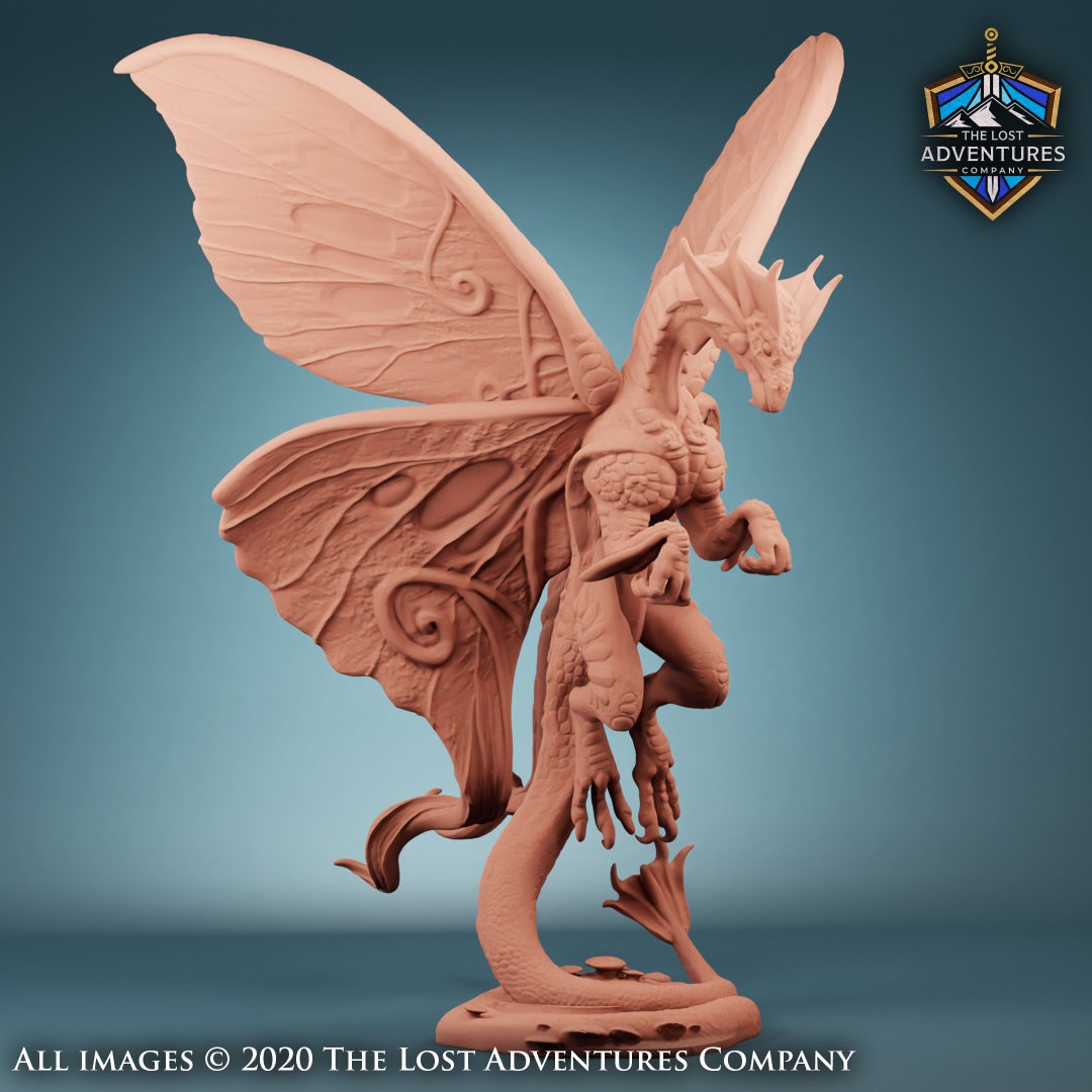 Lost Dragons Fairy Dragon 3d Printed Tabletop Miniature - Etsy