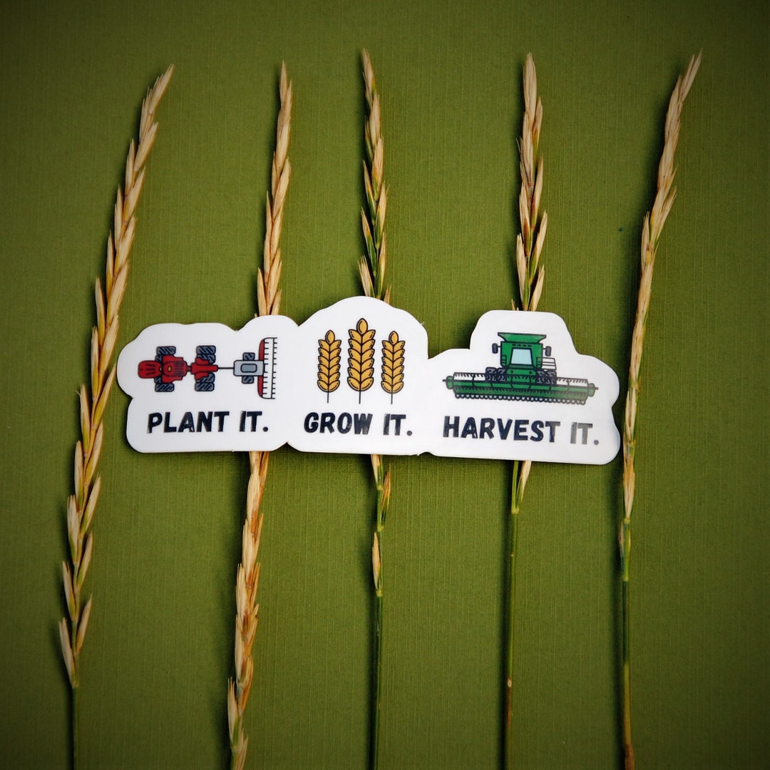 Farming Sticker Vinyl & Waterproof Farming Gifts a Perfect - Etsy