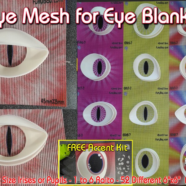 Fursuit Eye Pupils Mesh - Etsy UK