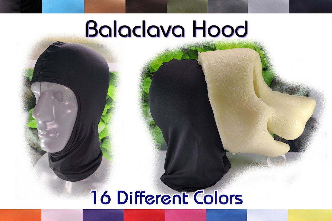 Balaclava Hood - 16 Different Colors - Etsy