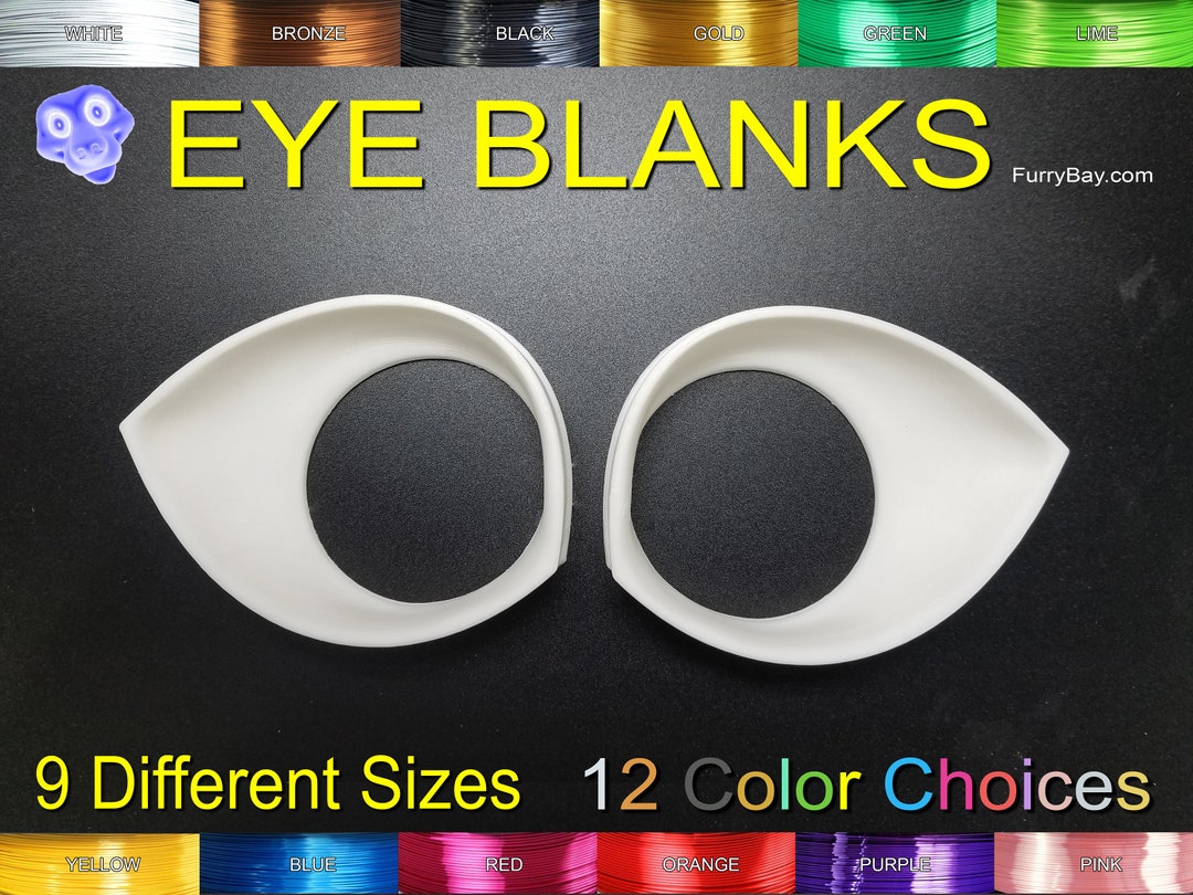 Follow Me Fursuit Eye Blanks Toony Variety , for Fursuiting, for ...