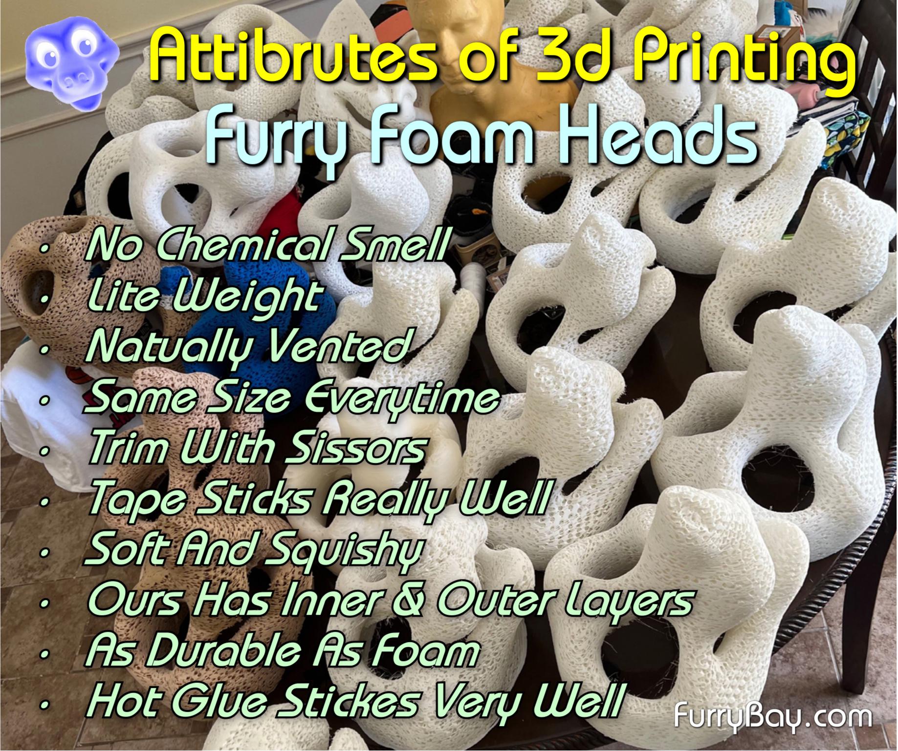 Nina, Furry Fursuit Foam Full Head Base for Fursuiting, for Furries and ...
