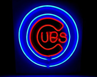 Chicago Cubs Led Sign - Etsy