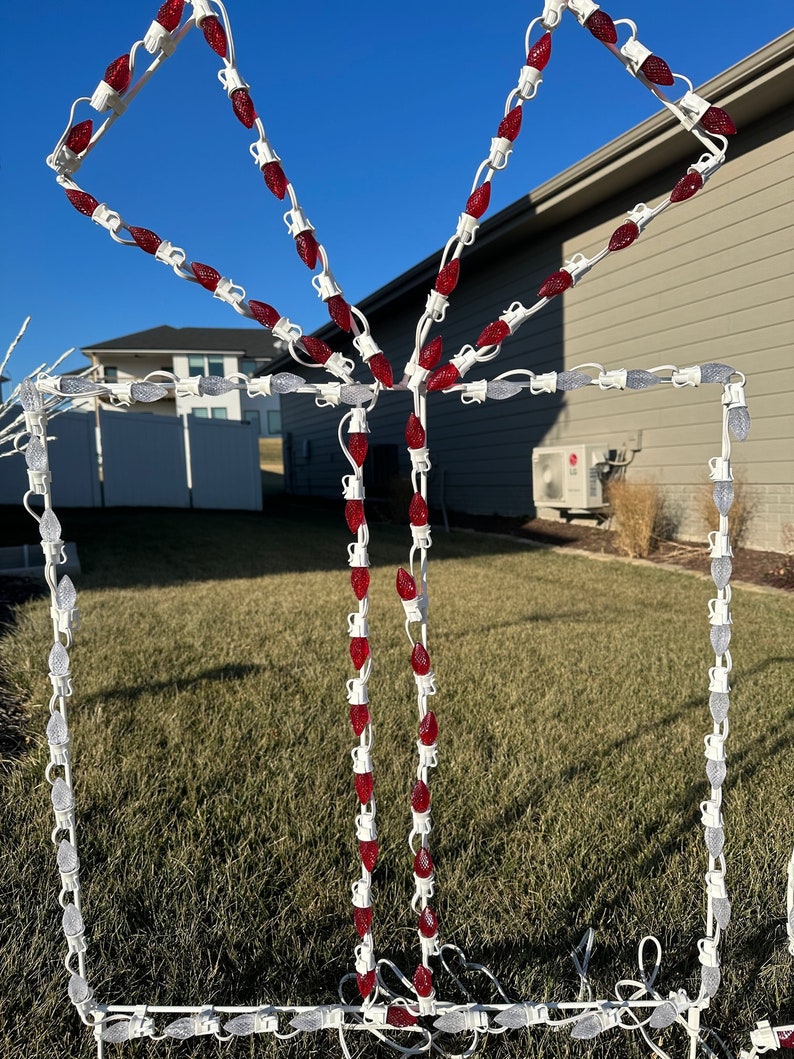 Large Wireframe Outdoor 4ft Tall Christmas Gift Present - Etsy