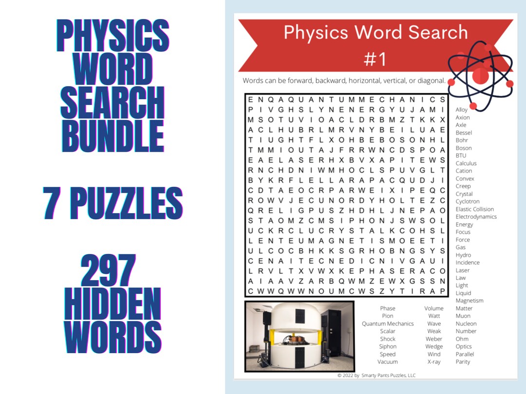 Physics Word Search Puzzles Printable - Word Search Maker