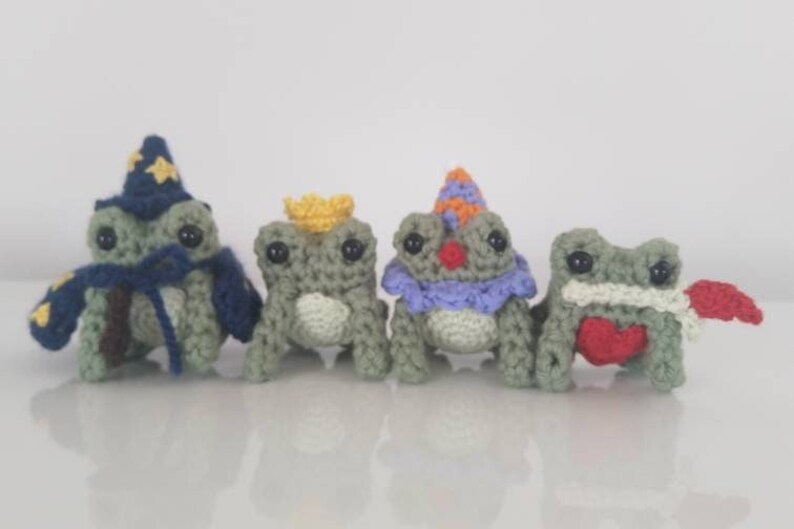 Miguel the Wizard Amigurumi Frog Wizard Small Crochet Frog | Etsy