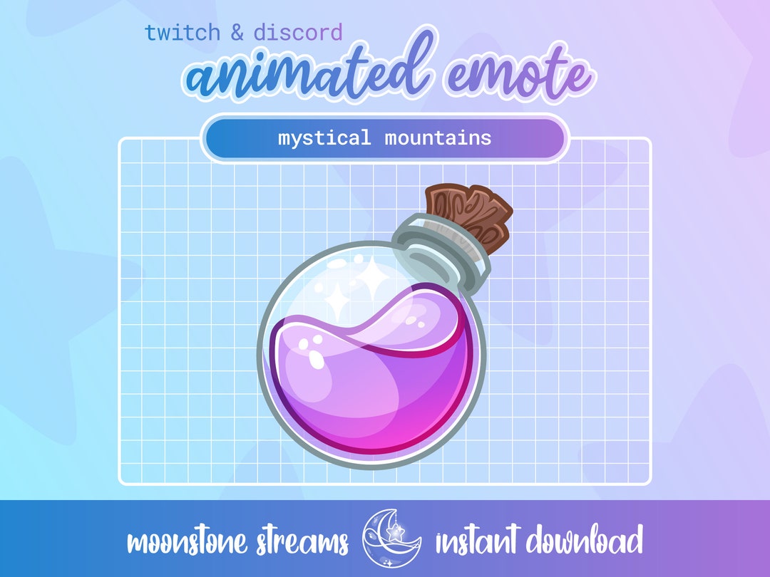 Animated Magic Potion Emote Twitch Discord Mystic - Etsy