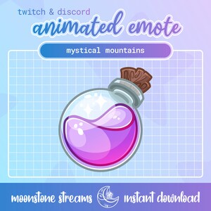 Animated Magic Potion Emote Twitch Discord Mystic - Etsy