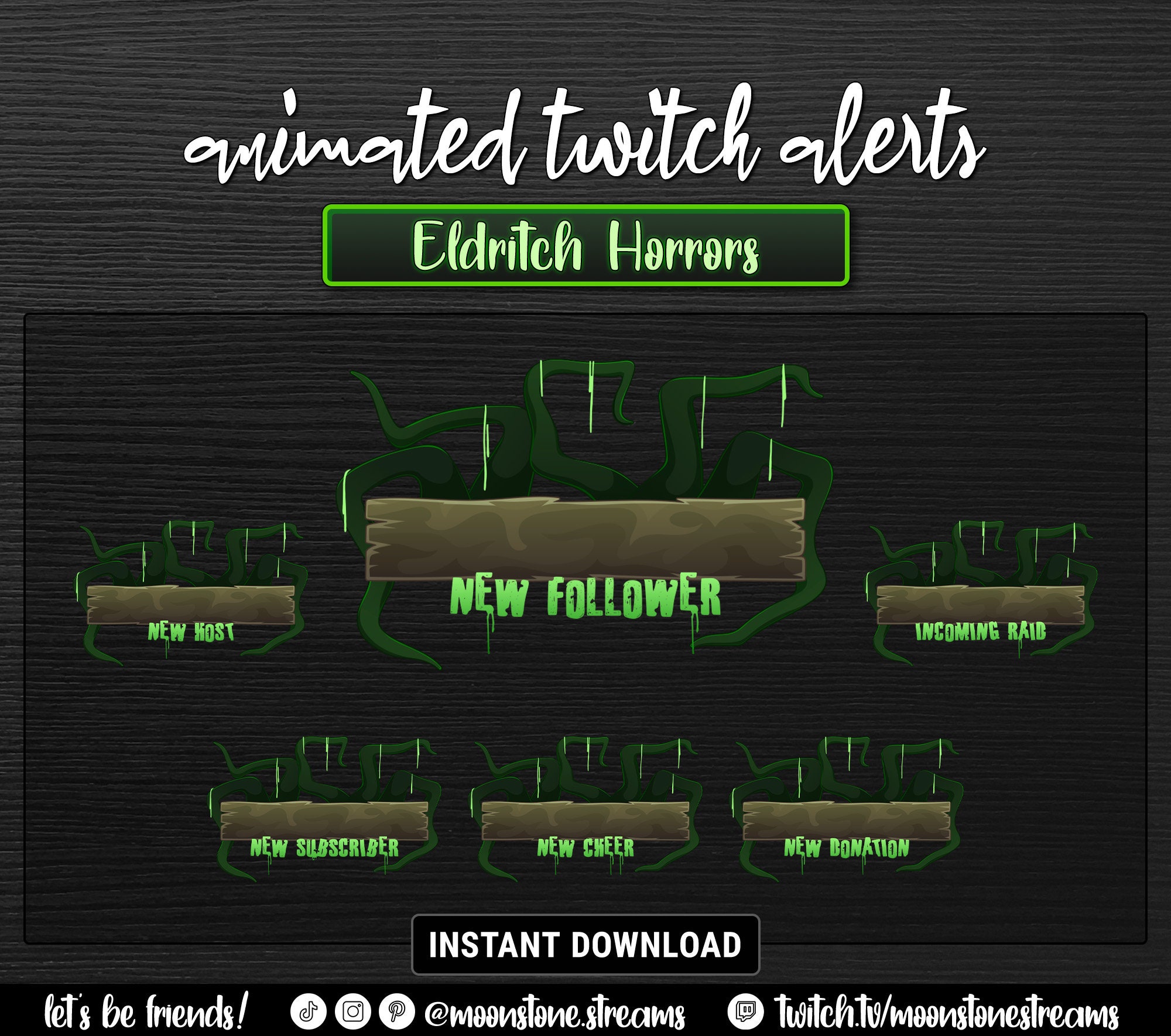 Eldritch Horror Animated Twitch Stream Alerts (digital Download) - Etsy