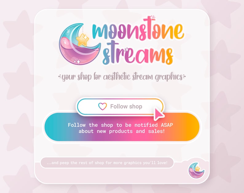 Pink Heart Kitty Animated Twitch Stream Alerts Pastel Valentines Cat ...