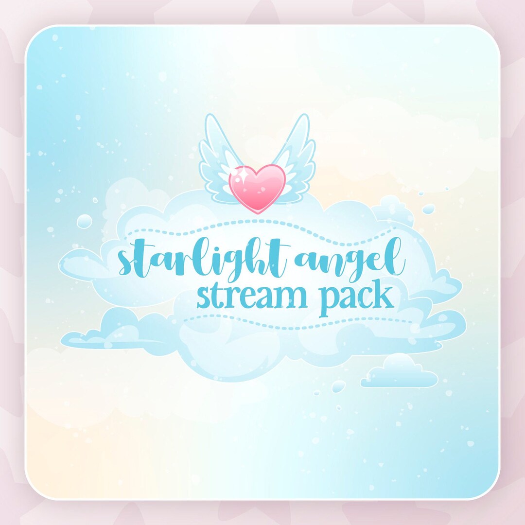 Pastel Blue Starlight Angel Stream Pack: Magical Girl Theme - Etsy