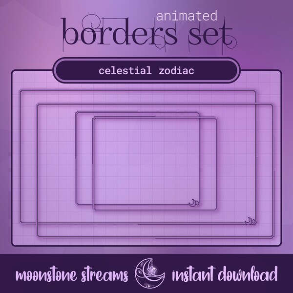 Purple Border - Etsy