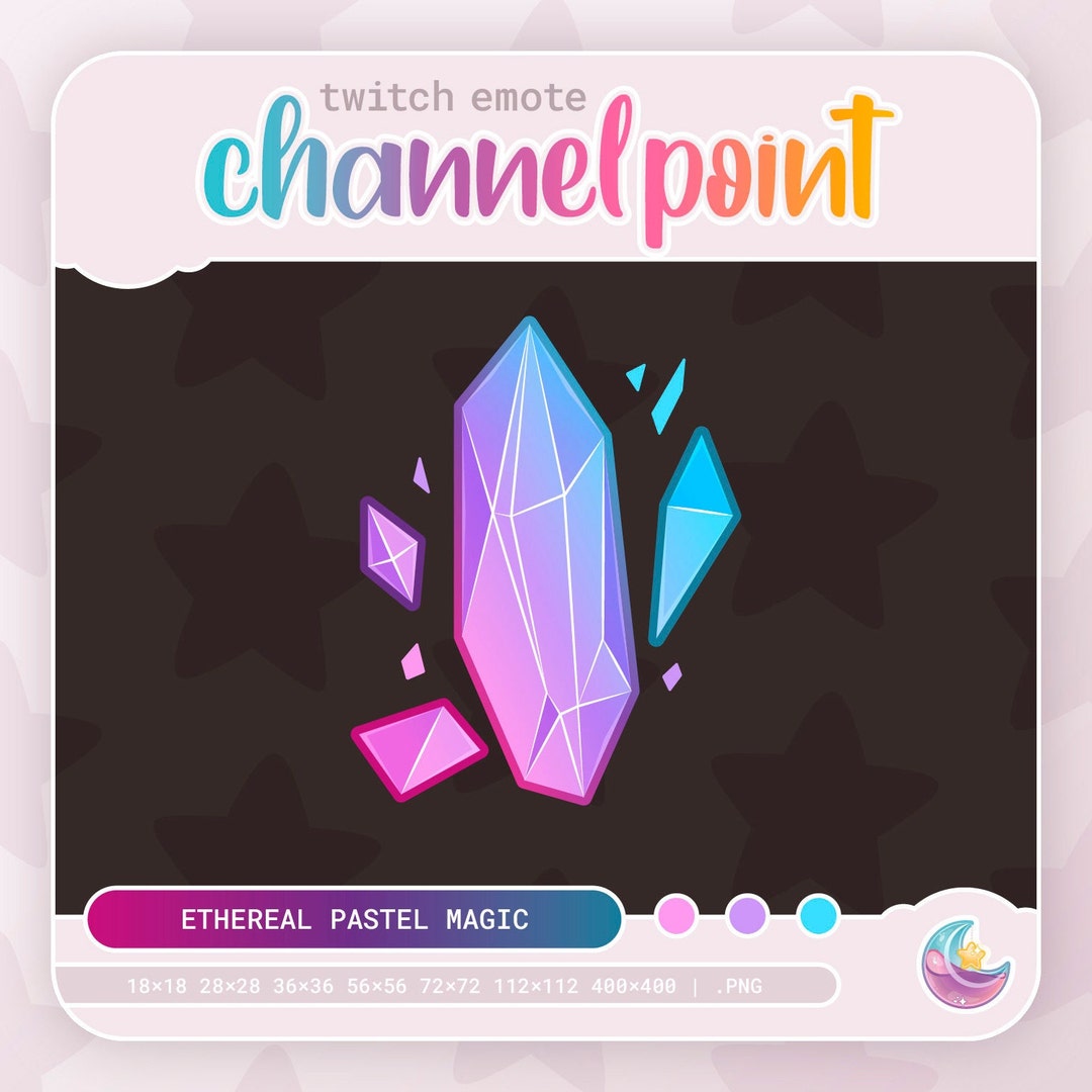 Crystal Channel Point Emote | Mystic Mountain Theme | Twitch | Discord ...