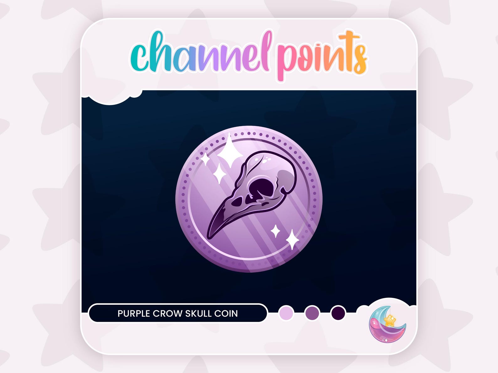 Crow Skull Channel Point: Halloween Stream Emote (digital Download) - Etsy