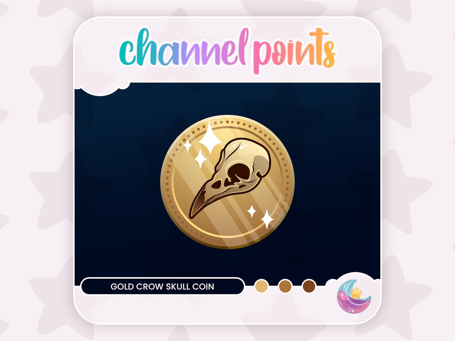 Crow Skull Channel Point: Halloween Stream Emote (digital Download) - Etsy