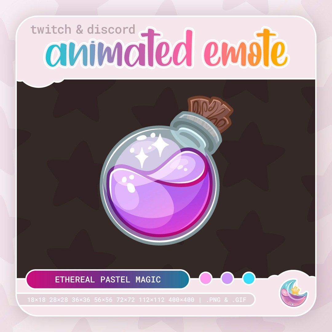 Animated Magic Potion Emote for Twitch, Discord, or Youtube - Etsy