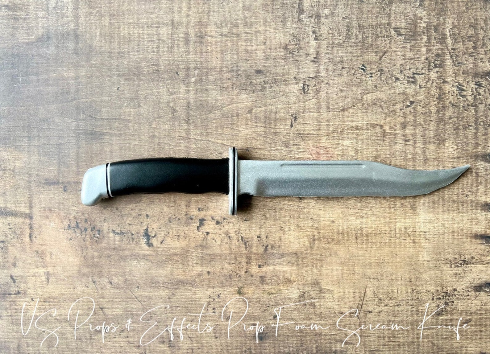 Foam Buck Knife, Foam Scream Knife Prop, Ghost Face Prop Knife (blood ...