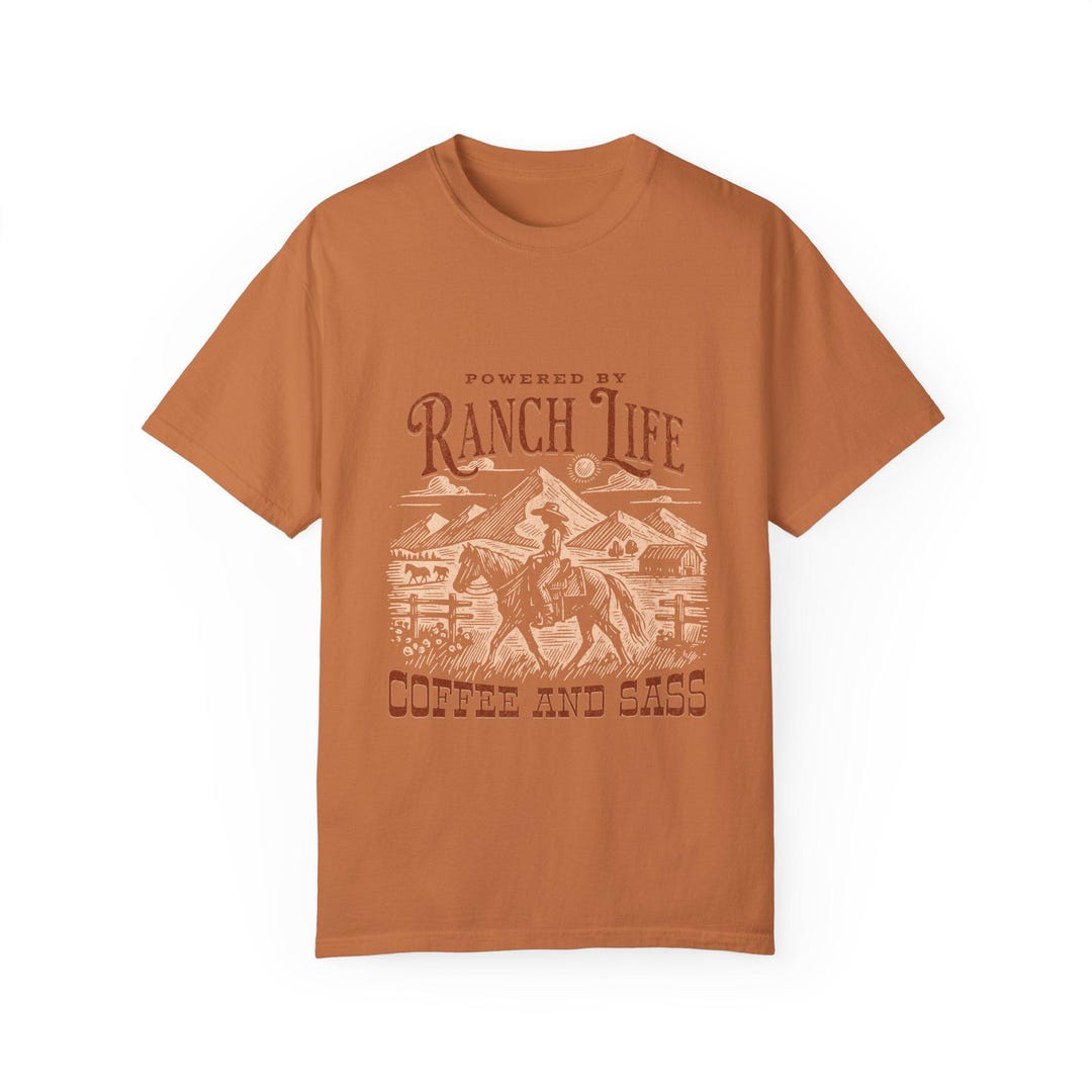 Ranch Life Shirt, Lady Rancher, Horse Lover, Coffee and Sass - Etsy
