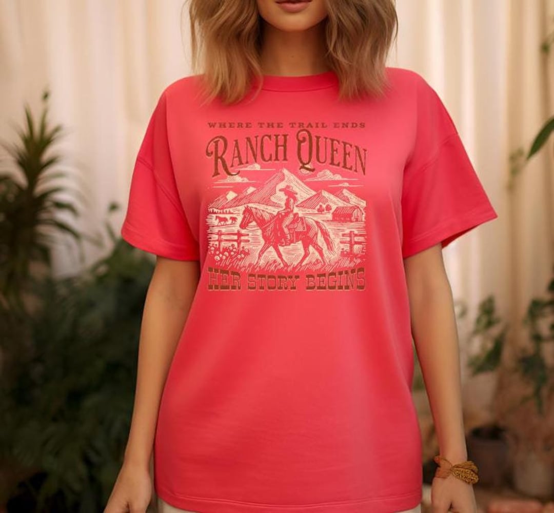 Ranch Life Shirt, Lady Rancher, Horse Lover, Ranch Queen - Etsy
