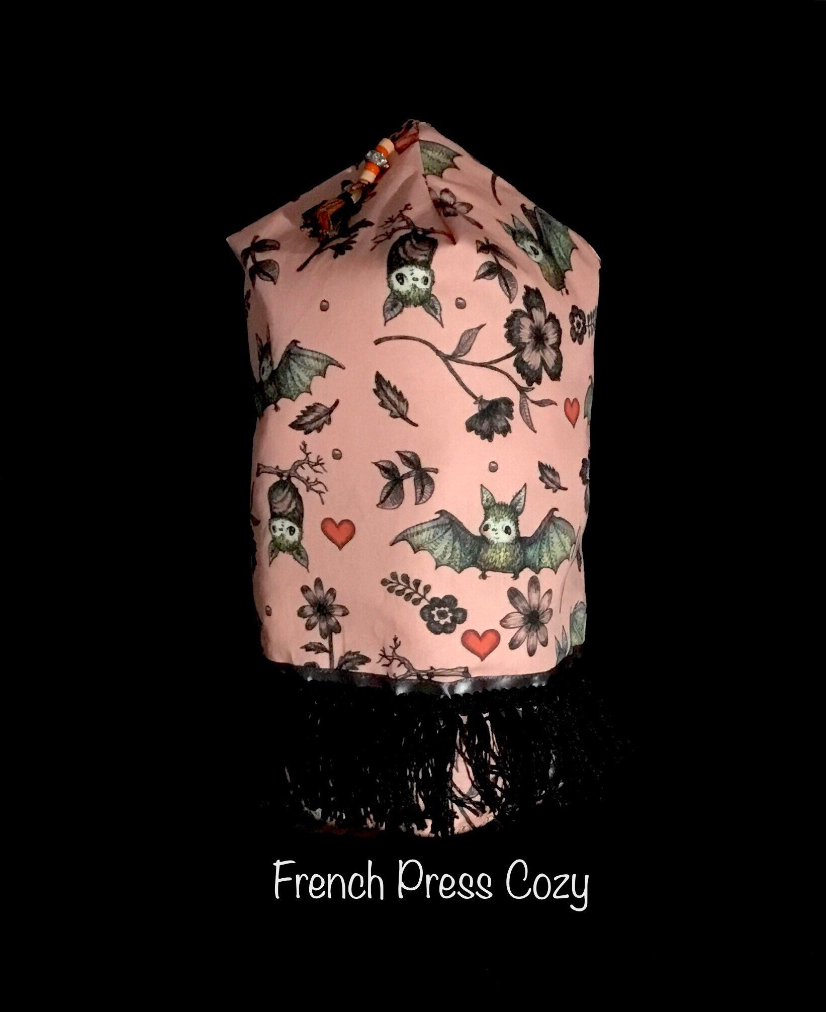 Bats Witchcore French Press Cozy Love Bats Kitchen Cozy Chemex Cover ...