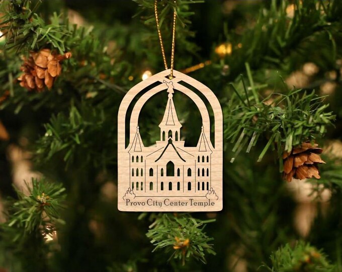Provo City Center Utah Temple Christmas Ornament, LDS Temple Ornament ...