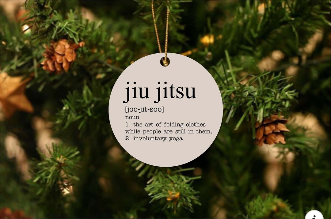 Brazilian Jiu Jitsu Christmas Ornament Jiu Jitsu Gift - Etsy