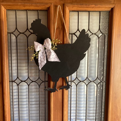 Chicken Door Hanger - Etsy