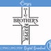 Am I My Brother's Keeper Cross SVG PNG Jpg Pdf, Silhouette, Cricut ...
