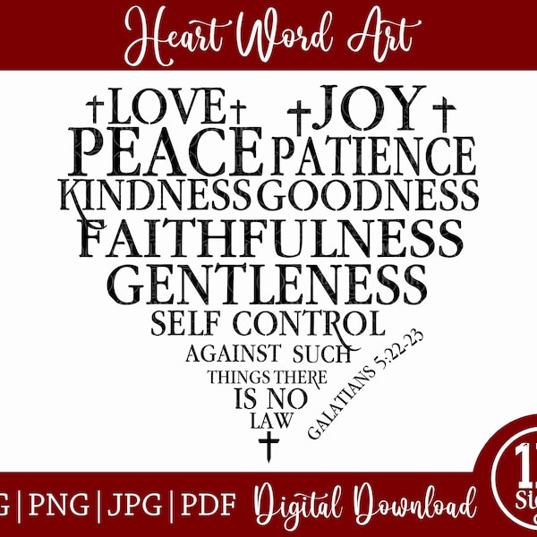 Heart Word Art - Etsy