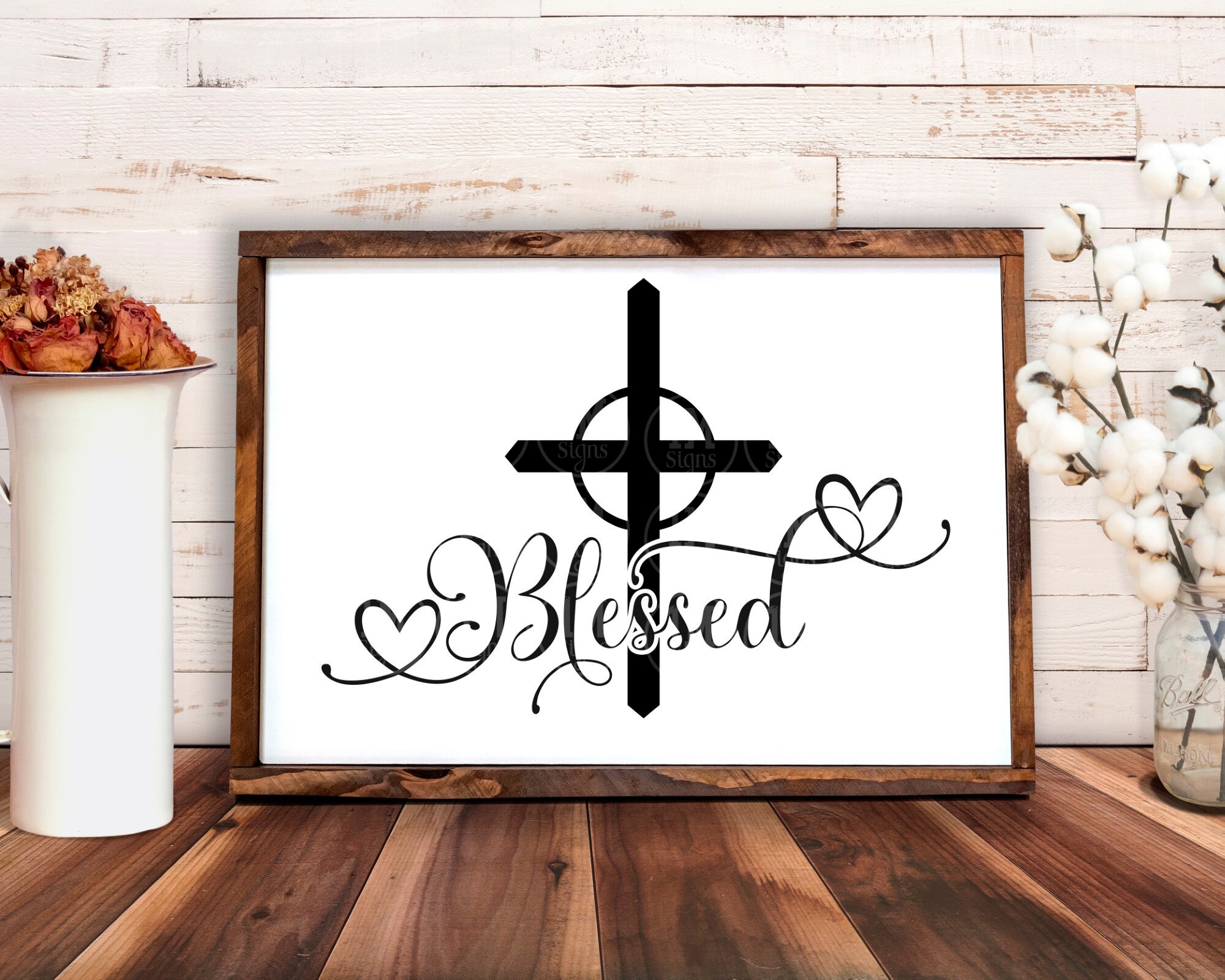 Blessed SVG PNG Jpg Pdf Digital Download Silhouette Cricut - Etsy