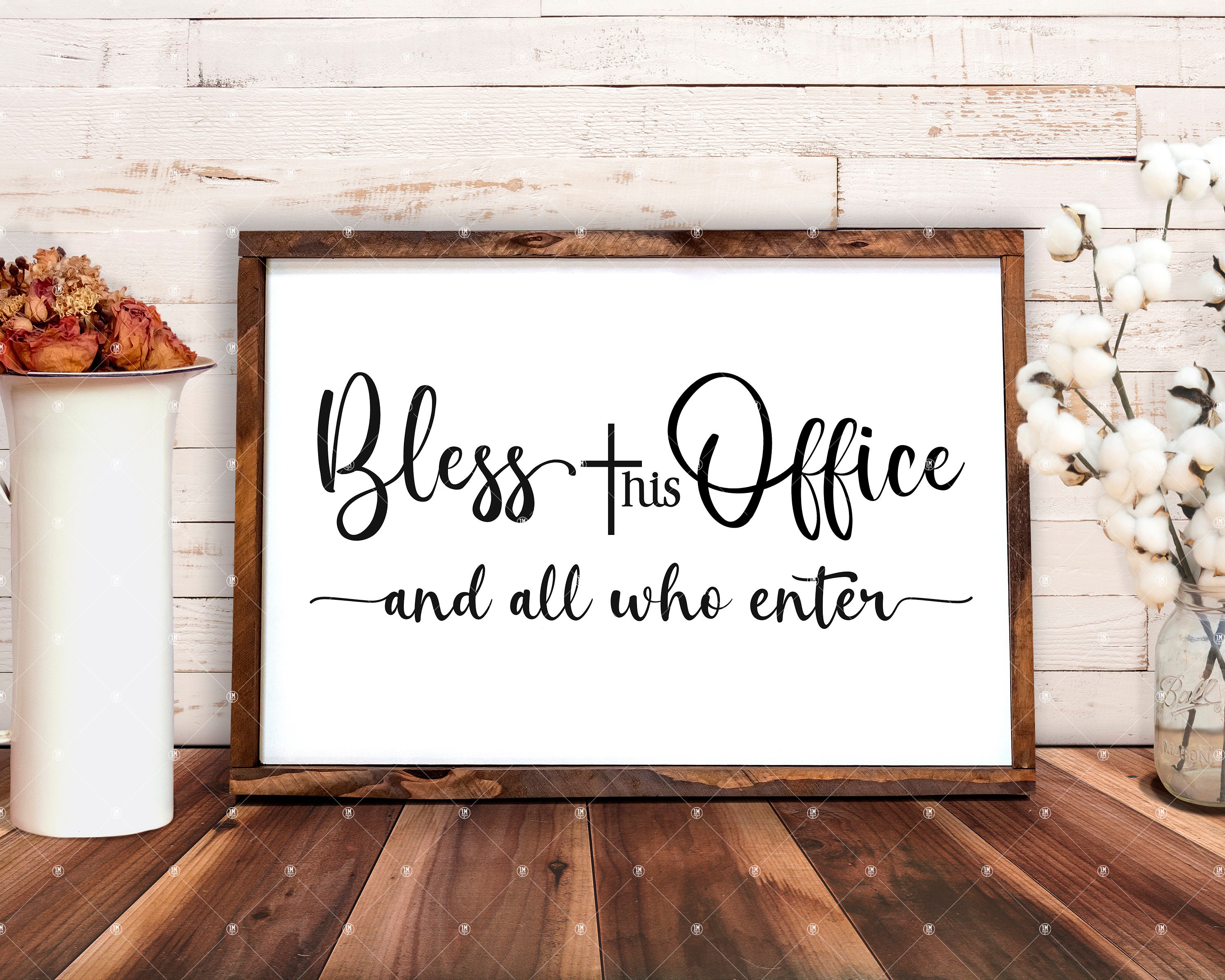 Bless This Office SVG, Bless This Office and All Who Enter Sign ...