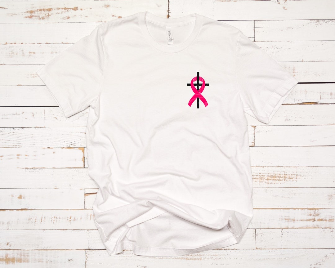 Cancer Ribbon With Cross SVG PNG Pink Ribbon Svg Silhouette Cricut ...