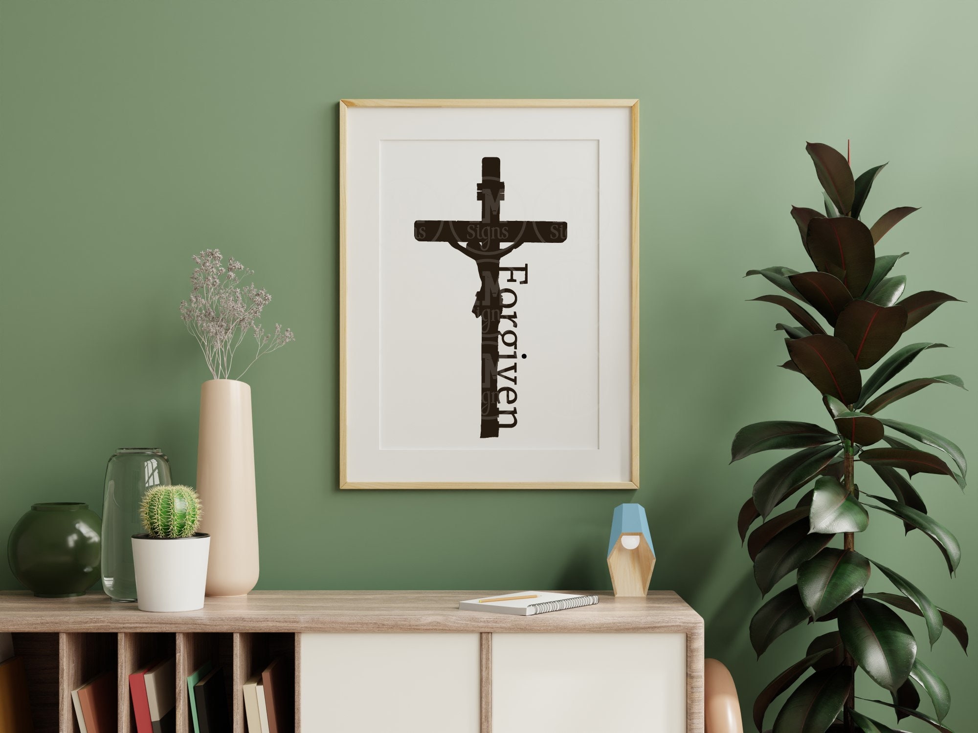 Forgiven Cross SVG Png JPG Pdf Jesus Cross Christ SVG Digital | Etsy