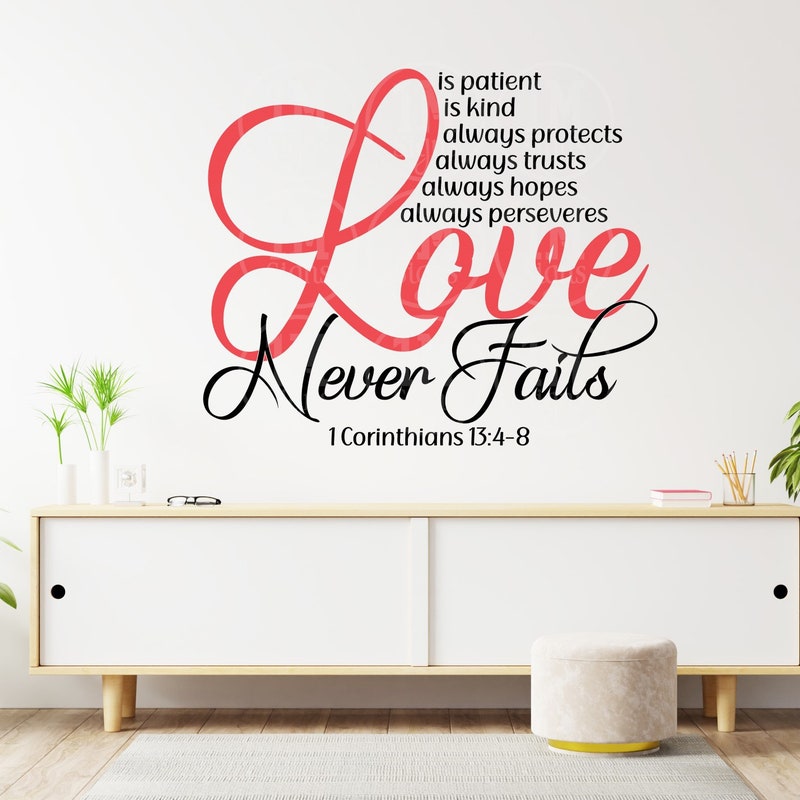 1 Corinthians 13 4 8 - Etsy
