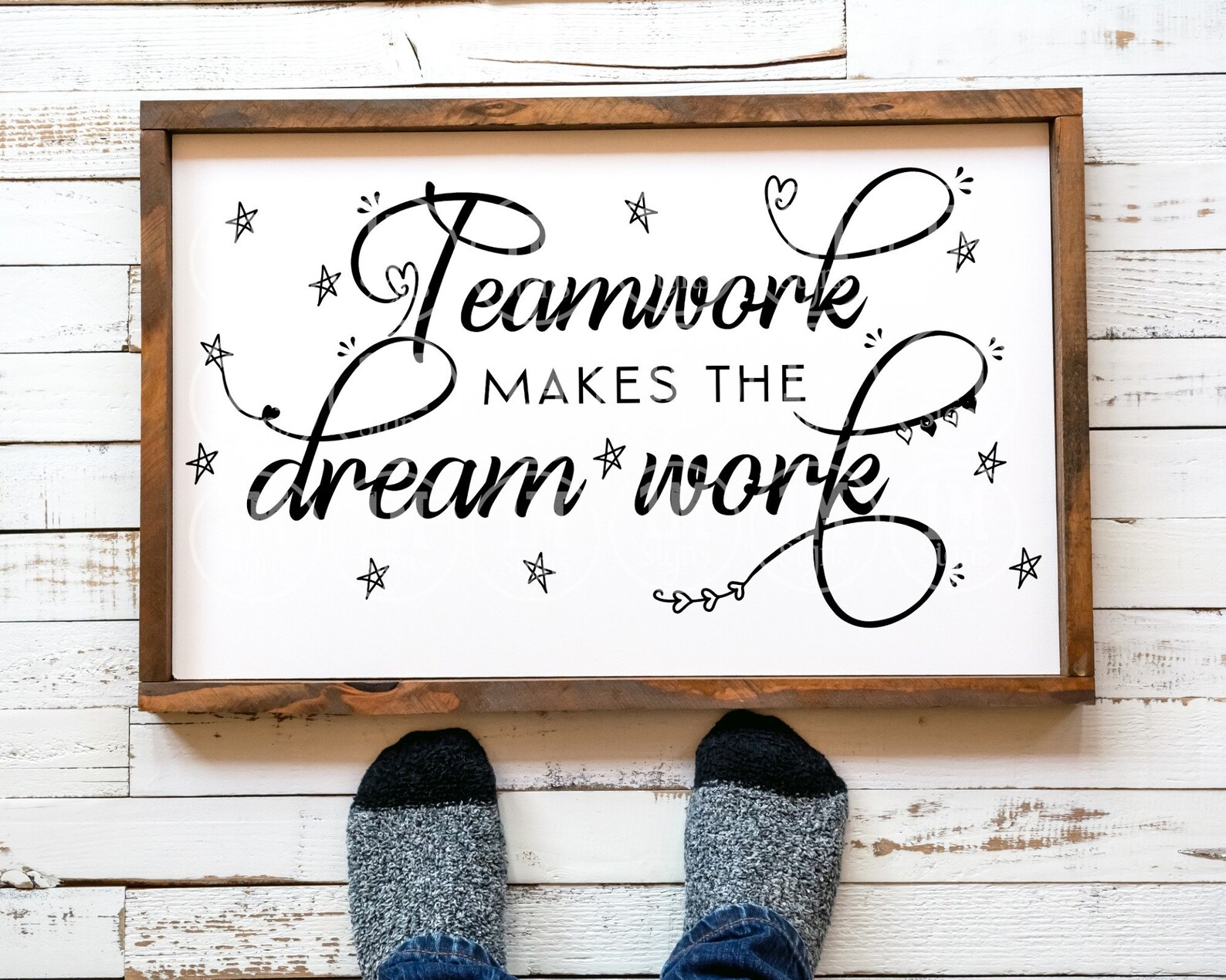 Teamwork Makes the Dream Work SVG PNG Digital Download - Etsy