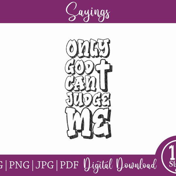 Only God Can Judge - Etsy