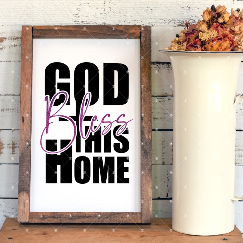 Bless Our Home Svg - Etsy