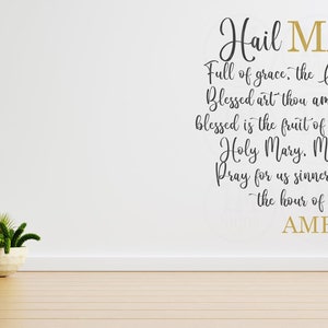 Ave Maria SVG Ave Maria SVG PNG Silhouette Cricut - Etsy.de