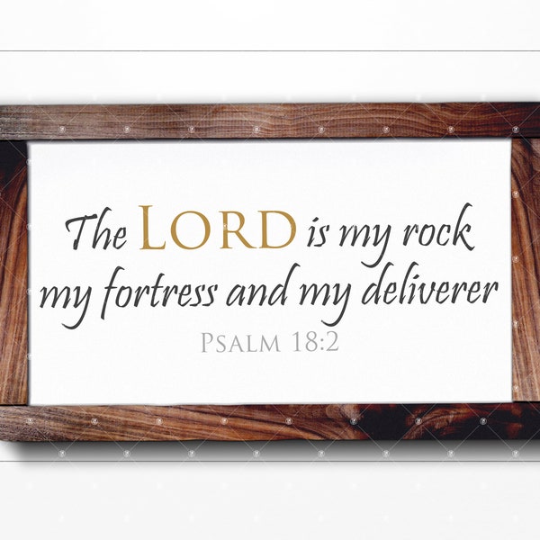 Psalm 18 2 Svg - Etsy