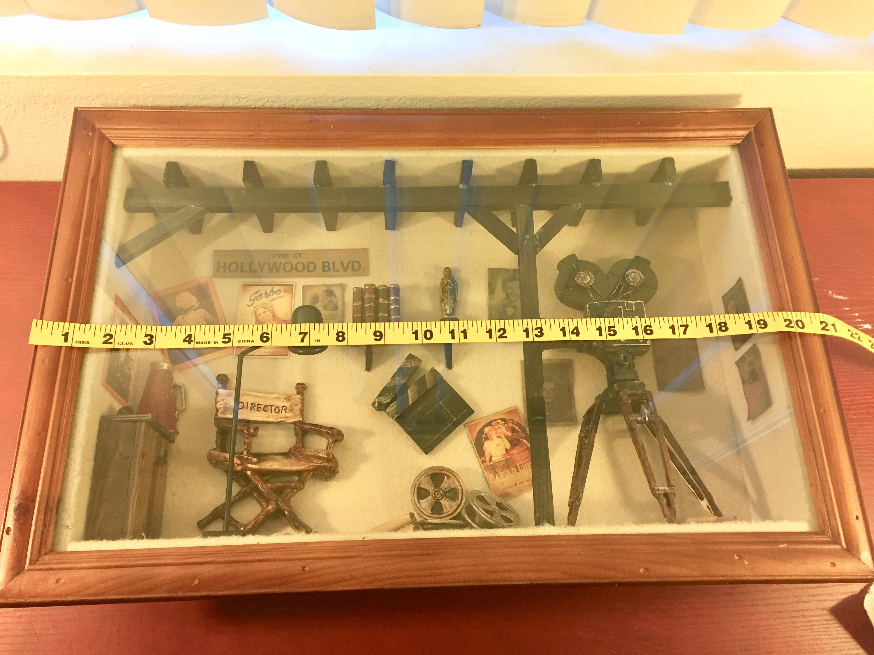 Hollywood Movie Studio Diorama Shadow Box Frame Elvis Garbo - Etsy