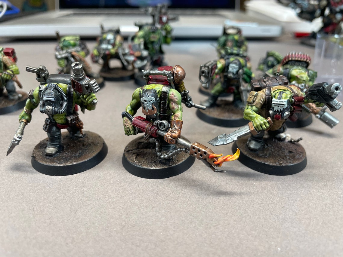 Games Workshop Painted Ork Kill Team: Kommandos - Etsy