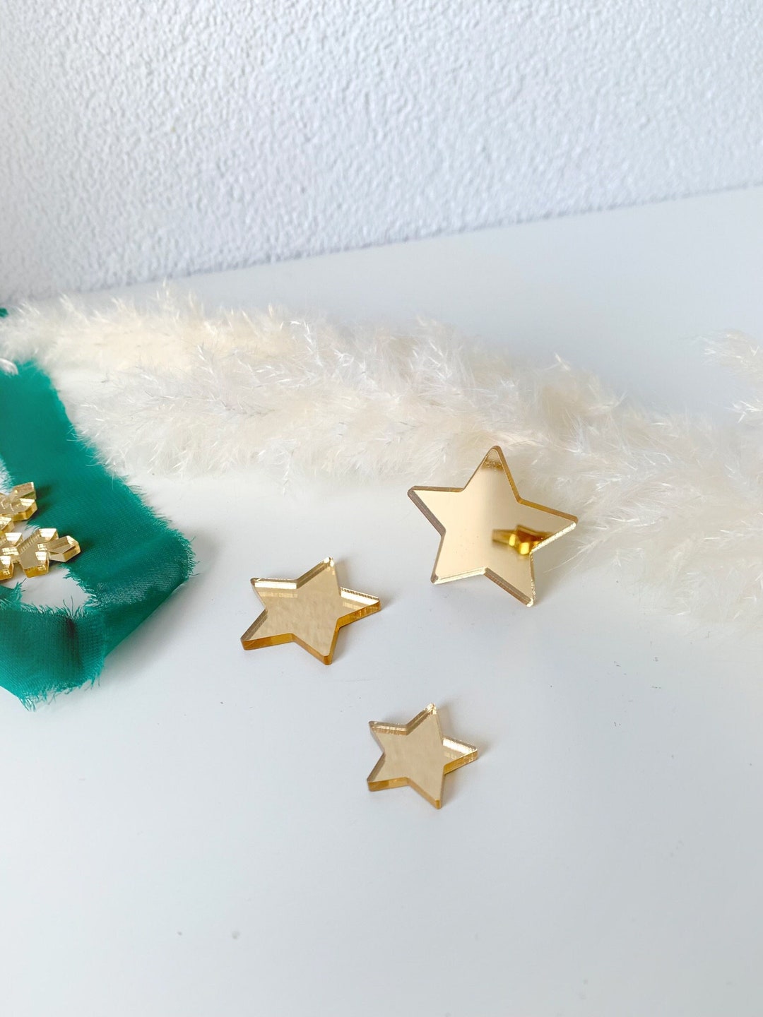 Acrylic Adhesive Stars, Acrylic Star Gold Acrylic Alphabet, Adhesive ...