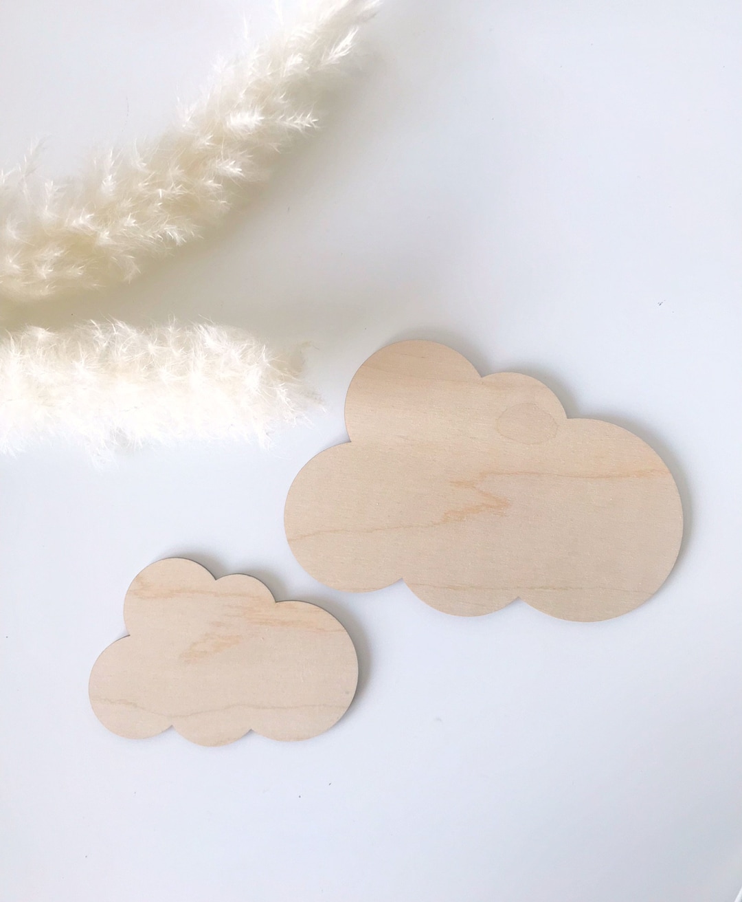 Wooden Clouds, Cut Out Clouds, Wooden Wall Sign Clouds, Wooden Clouds ...
