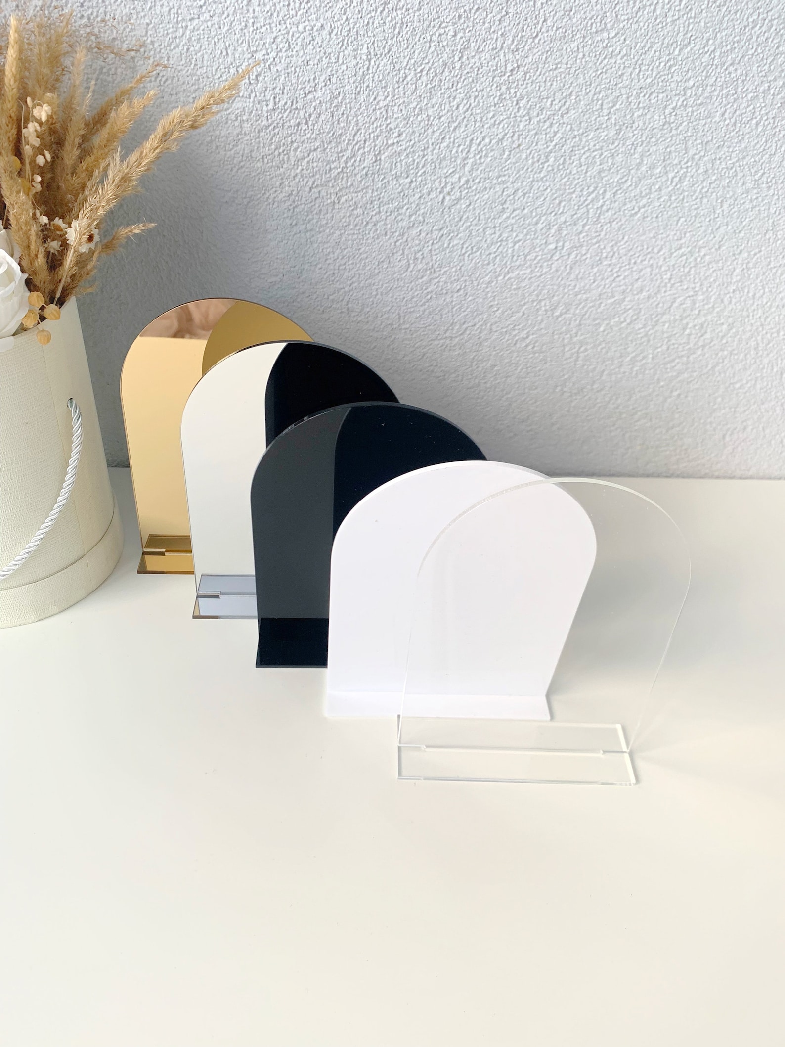 Acrylic Blanks Arch With Stand, Arch Acrylic Blank, Acrylic Clear Sign ...